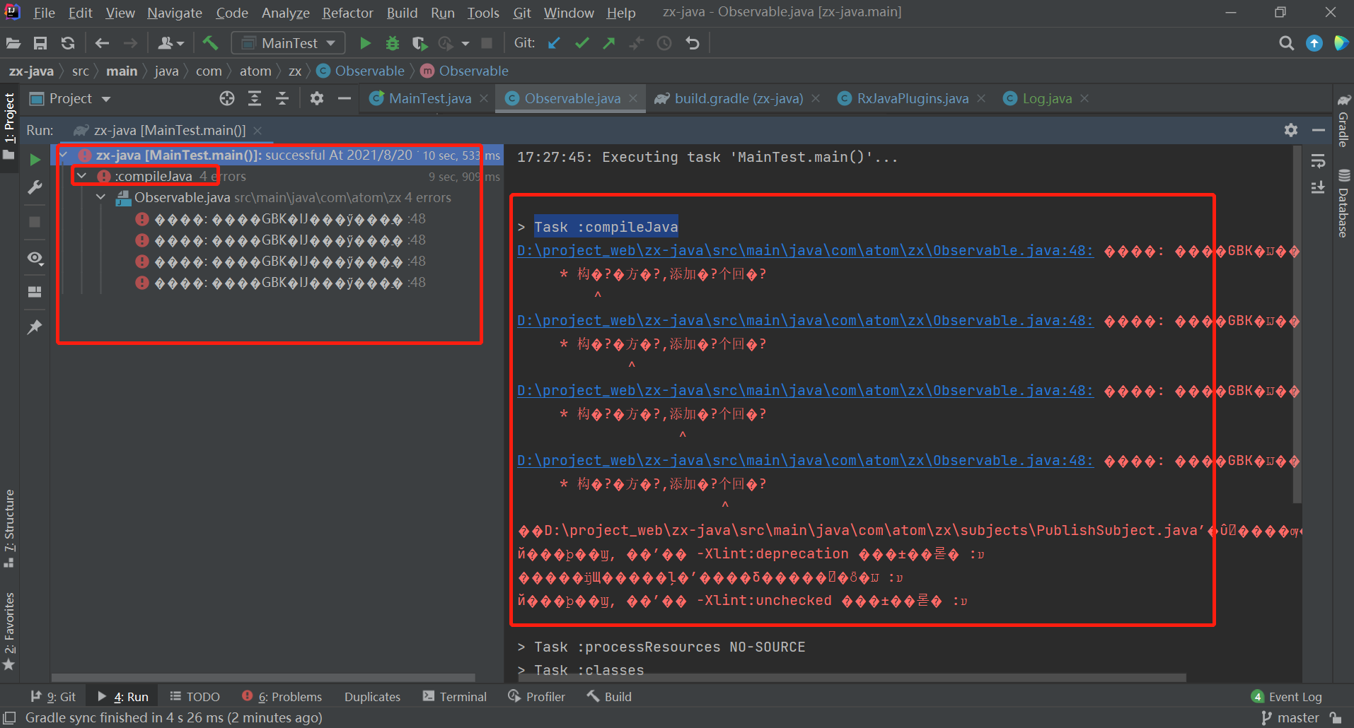 Idea中代码编码gbk在编译task Compilejava出现的错误taskswithtypejavacompile Csdn博客 