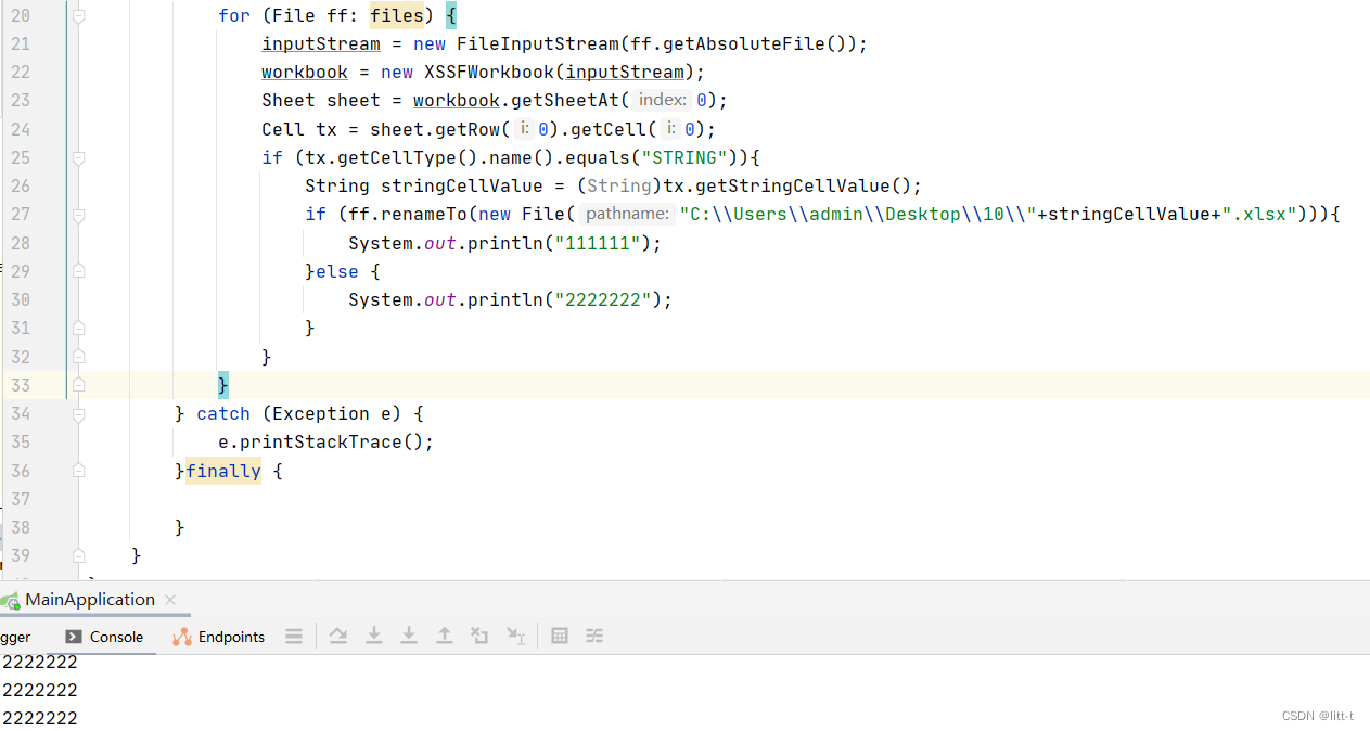 file.renameTo()方法无法重命名_renameto返回false-CSDN博客