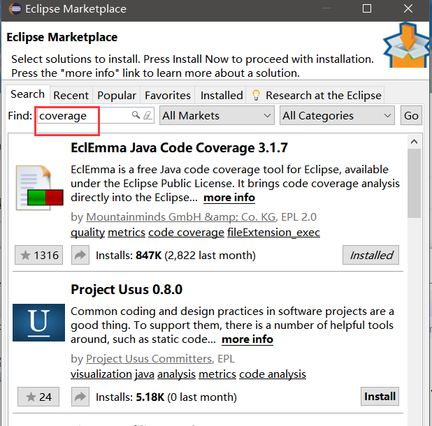 eclipse覆盖率插件——EclEmma的安装和使用-CSDN博客