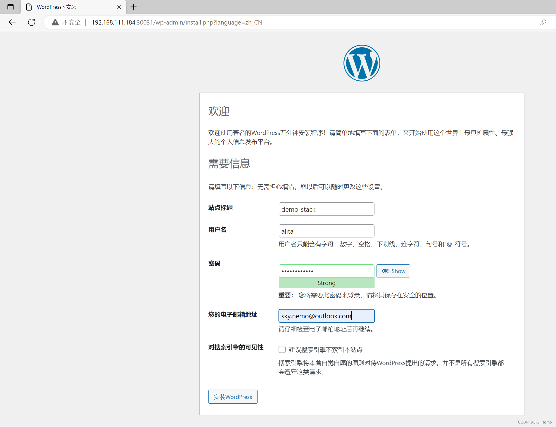 7-3 k8s 示例-部署 Wordpress-CSDN博客