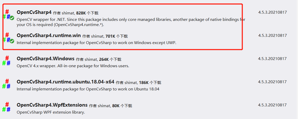 今天遇到了使用C#以来第二个问题OpenCvSharp.Internal.NativeMethods类型初始值引用异常-CSDN博客