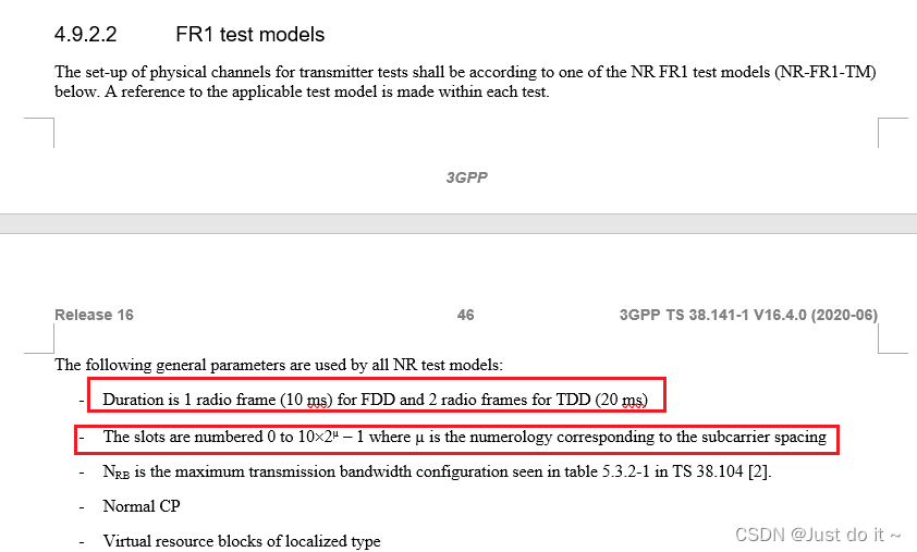 【5G】3GPP NR Test models解读_5g的rb配置-CSDN博客