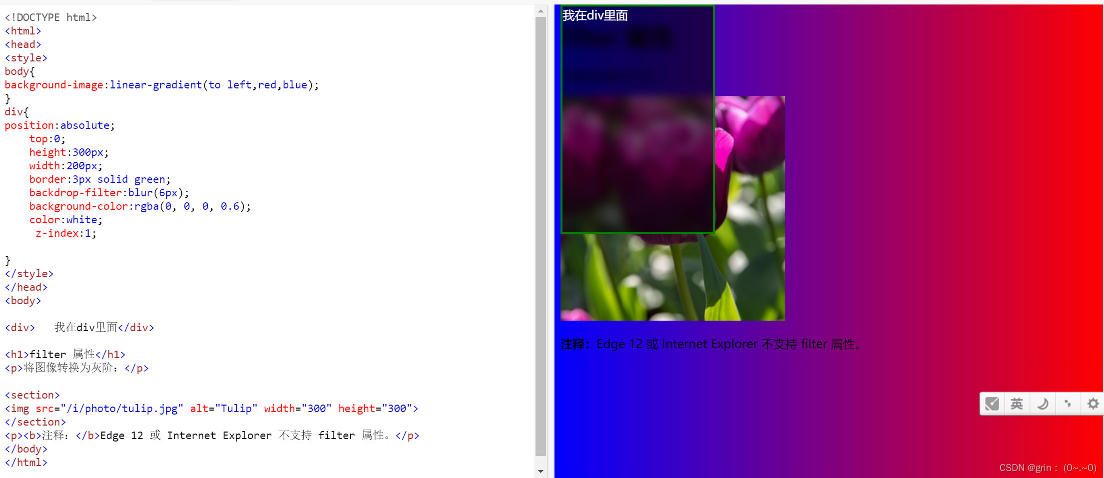CSS中backdrop-filter与fliter属性_backdrop-filter 边缘-CSDN博客