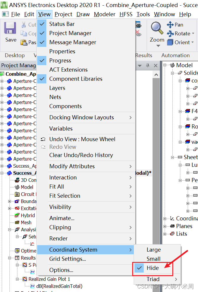 HFSS常见操作整理（不断更新中）_hfss同轴线馈电-CSDN博客