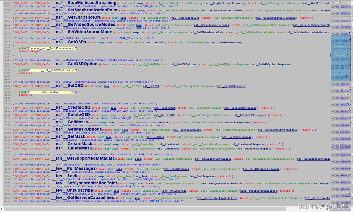 基于 gsoap 生成 onvif 服务端框架代码-CSDN博客