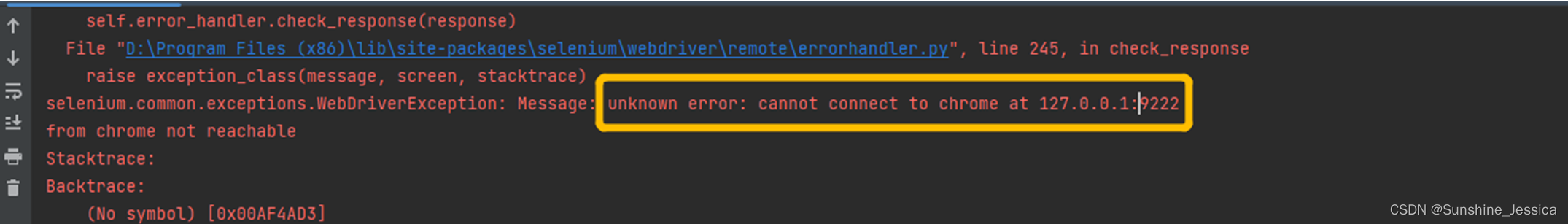 浏览器复用提示：cannot connect to chrome at 127.0.0.1..._cannot connect to chrome at 127.0.0.1:9527 from ...