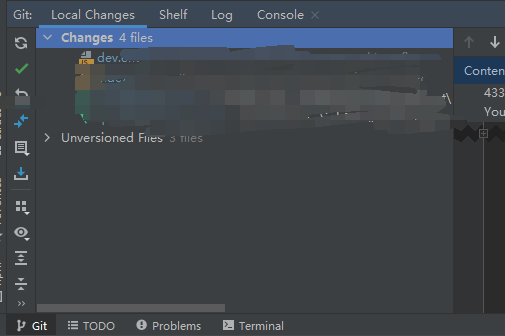 webstorm在git控制台中显示Local Changes_webstorm local change-CSDN博客