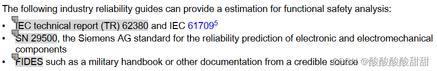小姜的功能安全学习笔记_失效率计算部分_sn29500失效率计算-CSDN博客