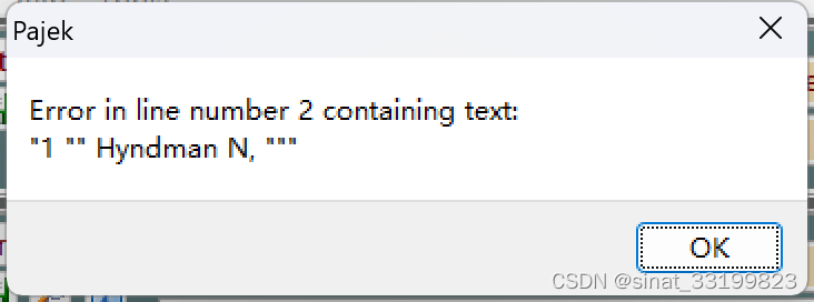 Pajek绘制主路径图以及遇到的问题整理_pajek文件-CSDN博客