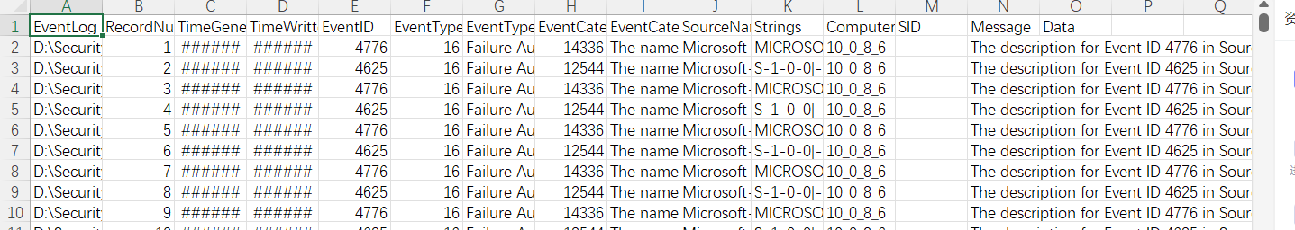 windows日志分析 及 Log Parser使用记录_如何使用logparser查询登录失败-CSDN博客