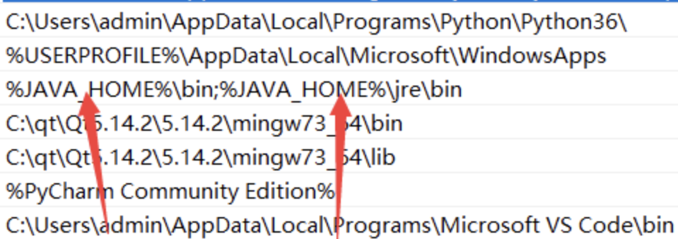 使用vscode提示：The environment variable ‘Path‘ seems to have some paths containing the““ character ...