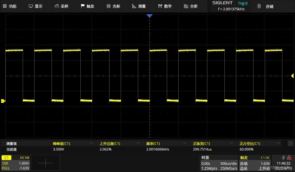 GD32F303固件库开发（12）----输出PWM及修改PWM频率与占空比_gd32 按键设置频率-CSDN博客