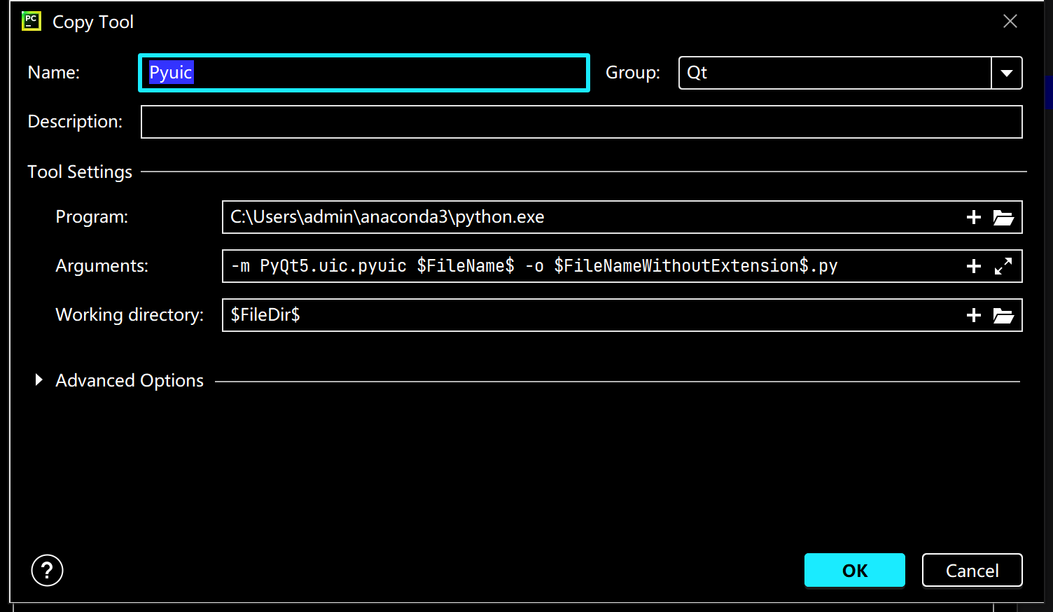 【IDE技巧】在Pycharm部署Qt5 Creator和PyUIC_qtcreate pycharm-CSDN博客