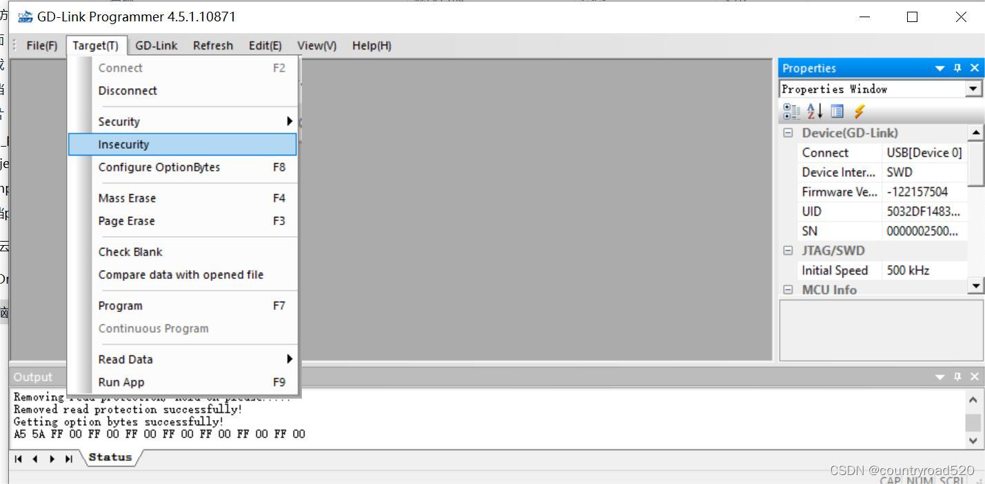如何判断GD32F303是否读保护了以及如何解除读保护_gdlinkprogrammer-CSDN博客
