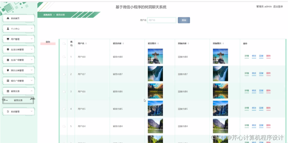 计算机毕业设计springboot基于微信小程序的树洞论坛系统6d0gx9【附源码数据库部署lw】微信小程序树洞 Csdn博客