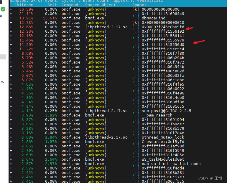 perf不显示函数名字_perf report 里面看不到 应用层函数调用信息-CSDN博客