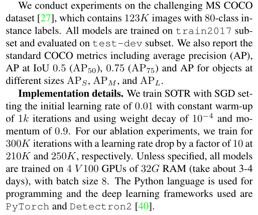 【论文笔记】SOTR: Segmenting Objects with Transformers_associating objects with transformers for video ...