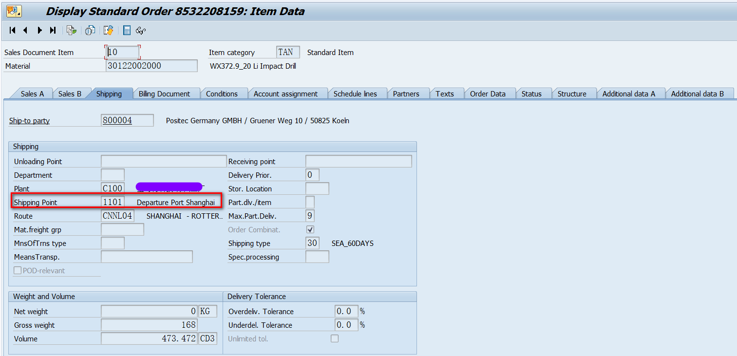 SAP-SD 装运点决定Shipping Point Determination_sap shipping point-CSDN博客