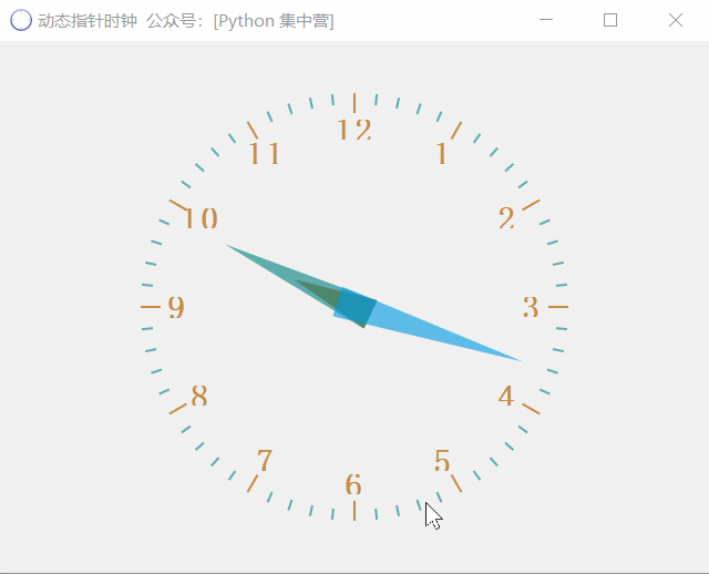 动态指针时钟：利用pyqt5制作指针钟表显示实时时间python中利用pyqt5制作指针钟表显示实时时间指针时钟 Csdn博客
