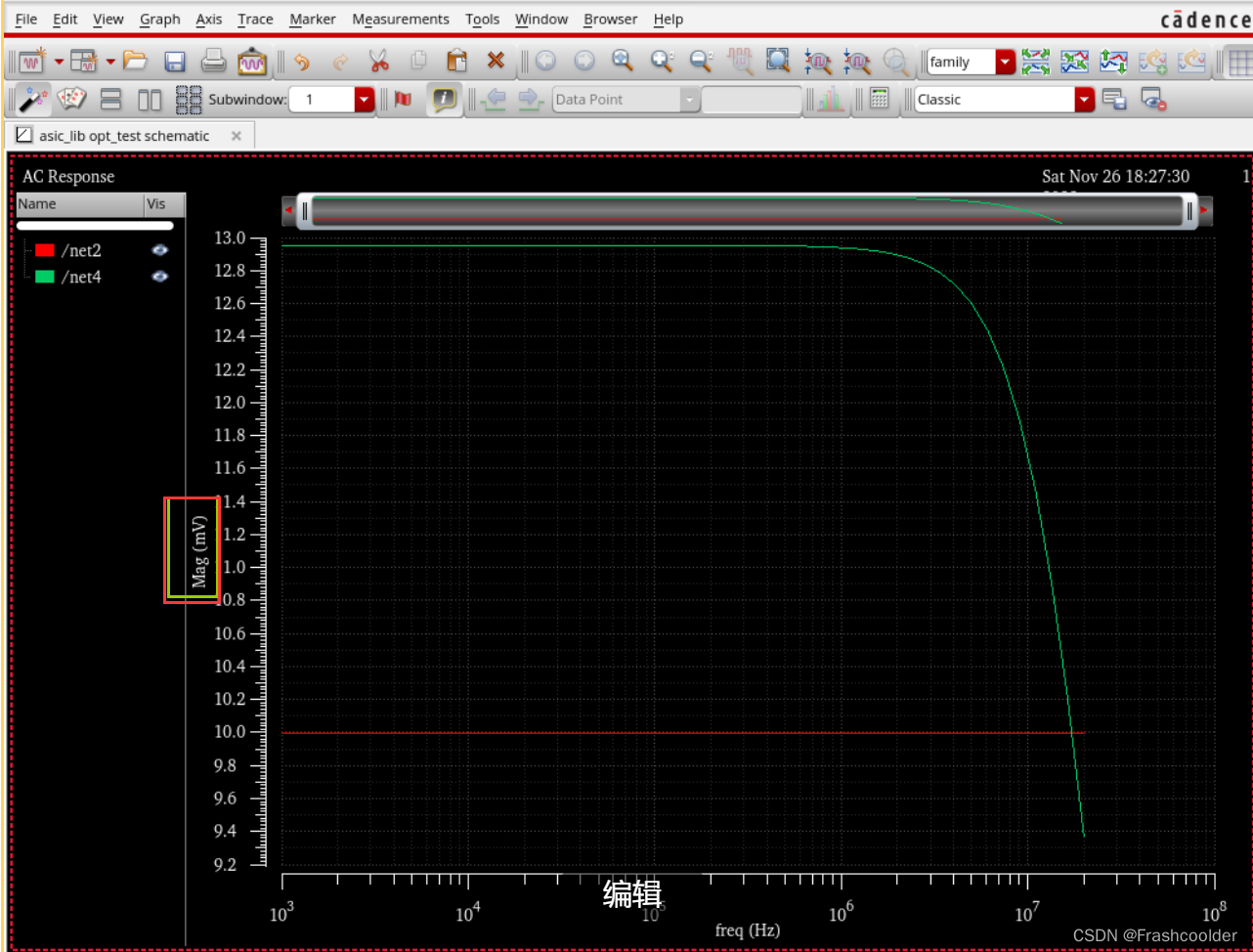 关于Cadence Virtuoso ADE L仿真时纵坐标为电流而不是电压的问题_virtuoso trans仿真看电流-CSDN博客