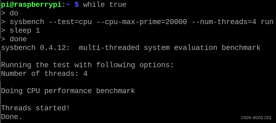 树莓派开发之旅 (十六)【cpu满载测温】树莓派 Sysbench Csdn博客