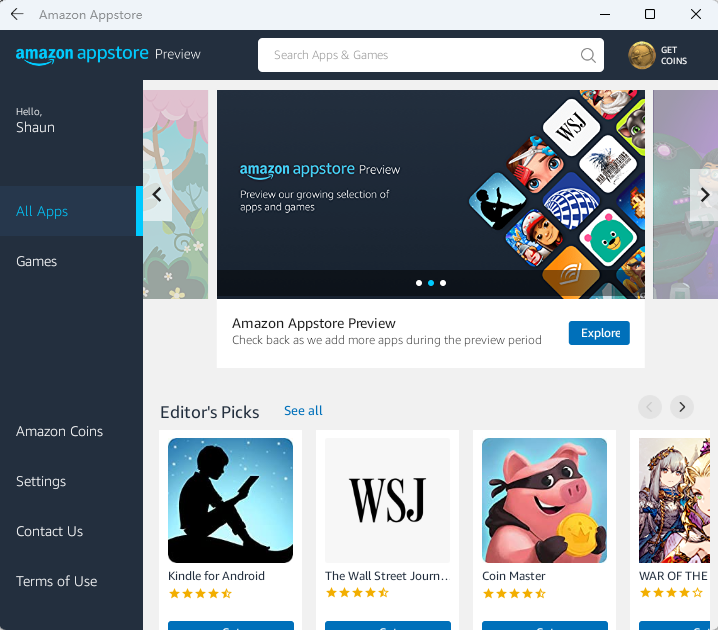 The Amazon Appstore is not currently available in your country_the ...