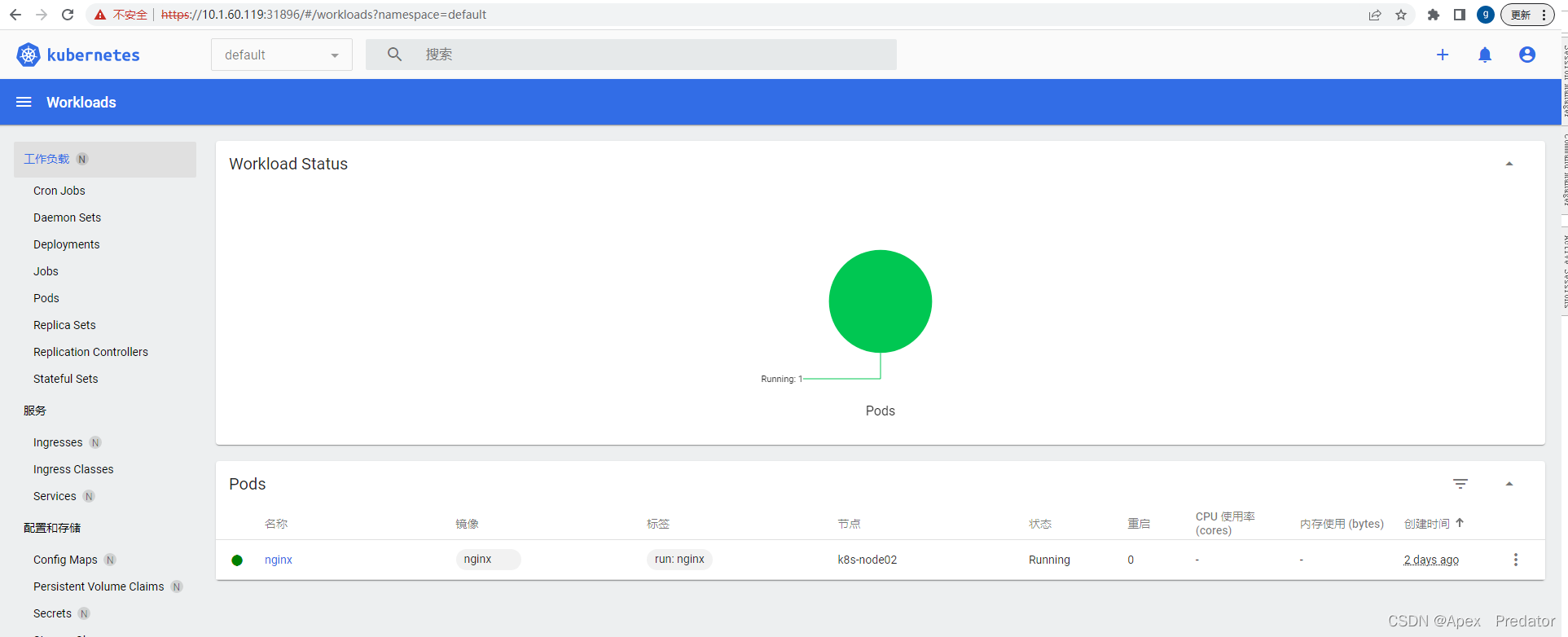 k8s部署dashboard-CSDN博客