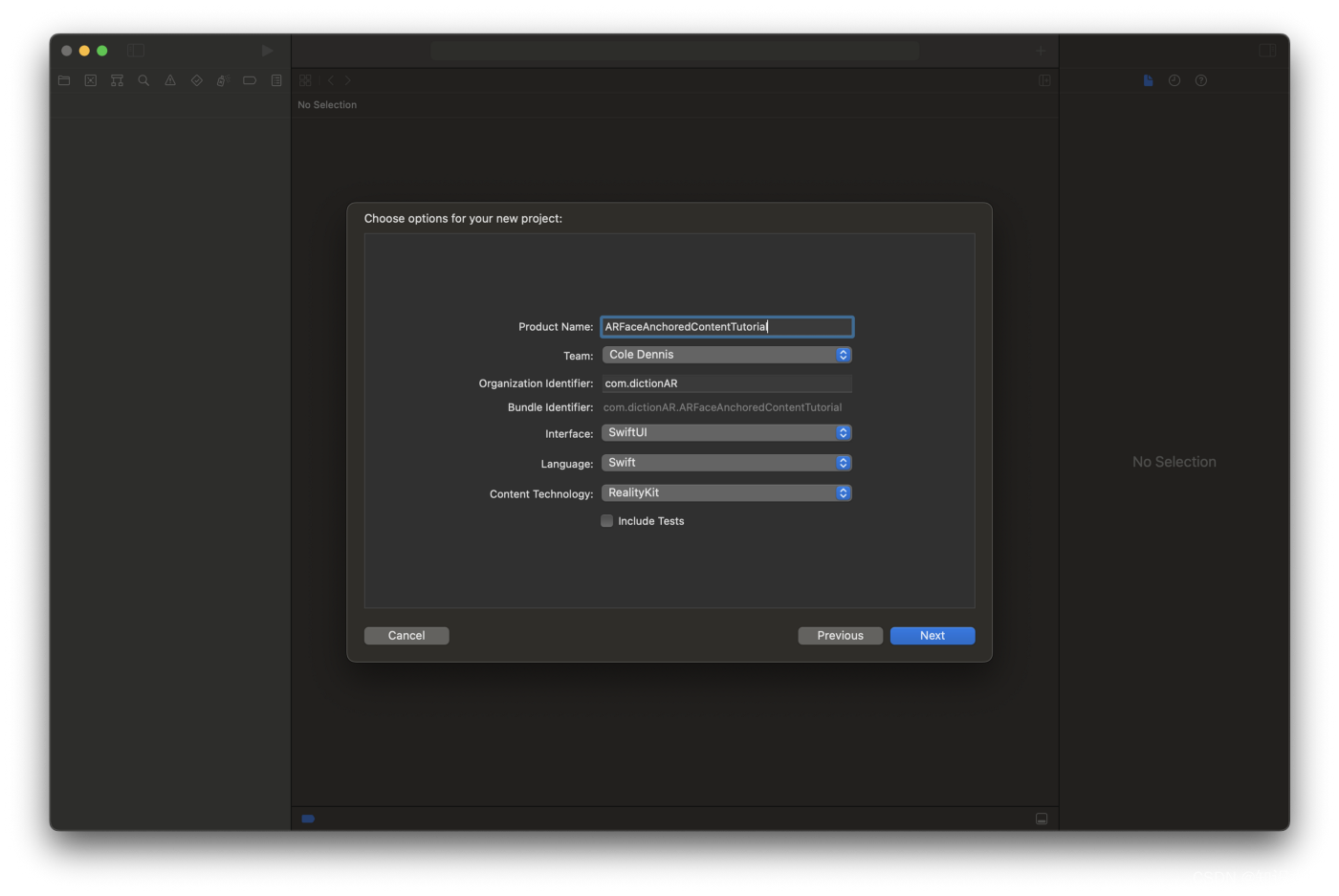 SwiftUI AR教程之RealityKit 中将 AR 内容锚定到面部(教程含源码)_realitykit 教程-CSDN博客
