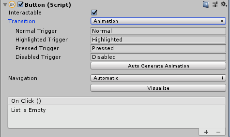 【Unity3D-UGUI系列】（三）Button 按钮组件详解_unity button_恬静的小魔龙的博客-CSDN博客