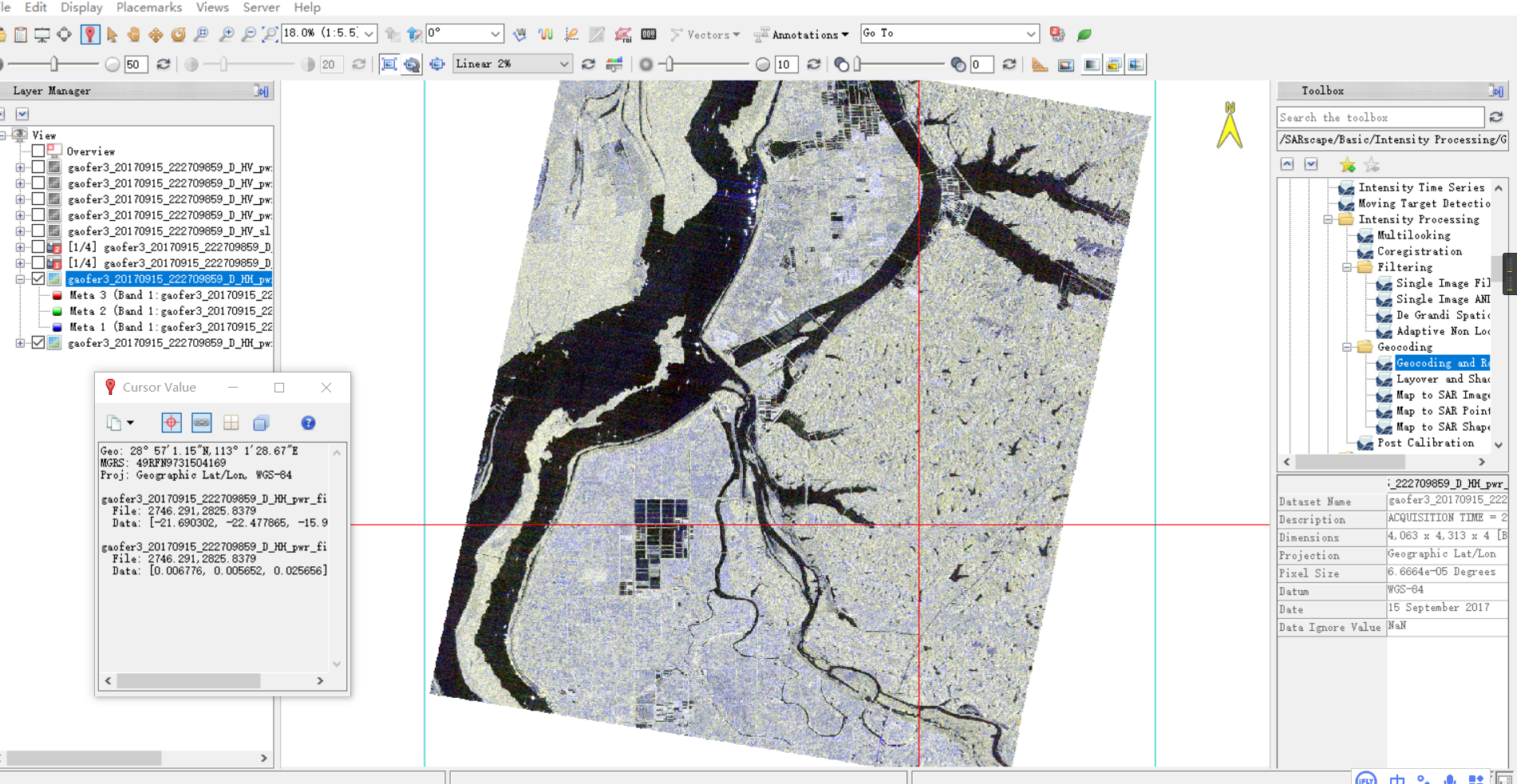 SAR影像（雷达影像）的预处理_sar图像处理-CSDN博客
