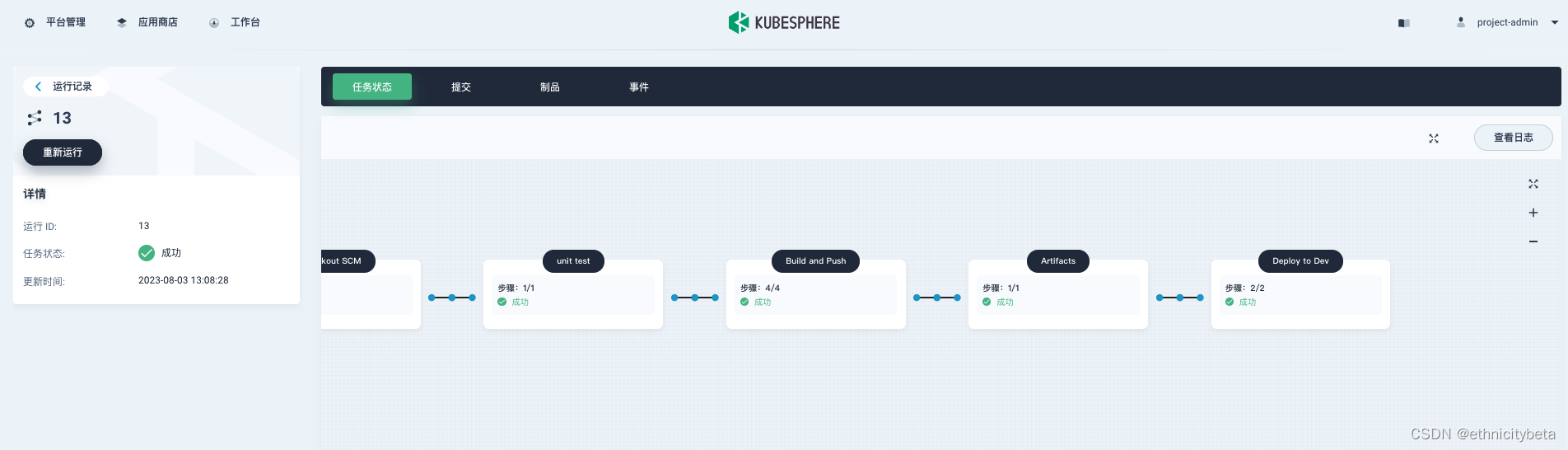 使用kubesphere测试devops-cicd流水线_kubesphere devops-CSDN博客