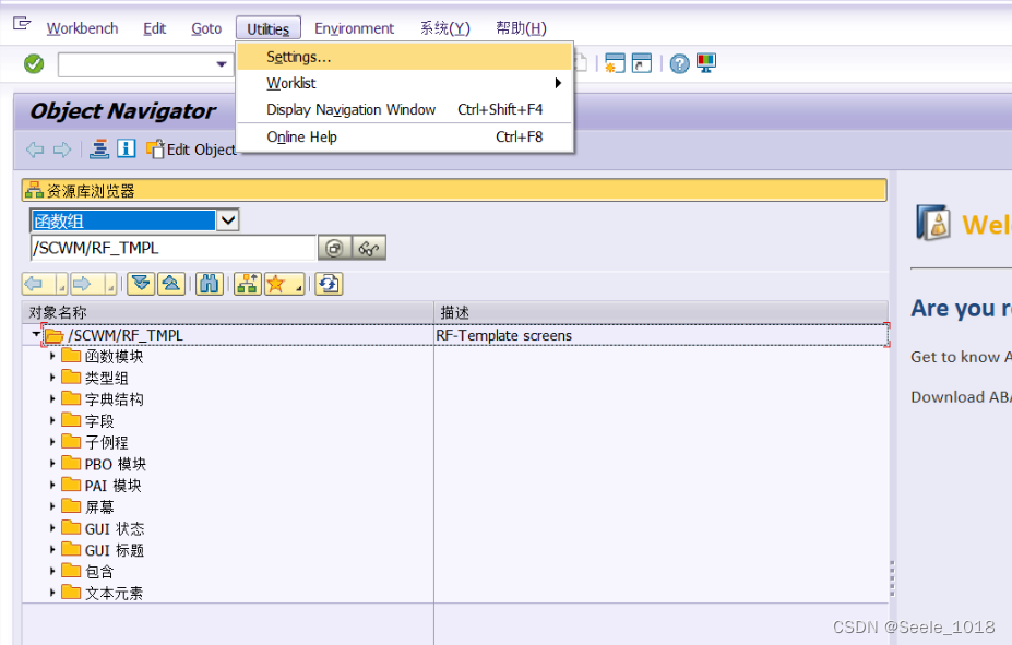 SAP SE80对象浏览器乱码_sap se80乱码-CSDN博客