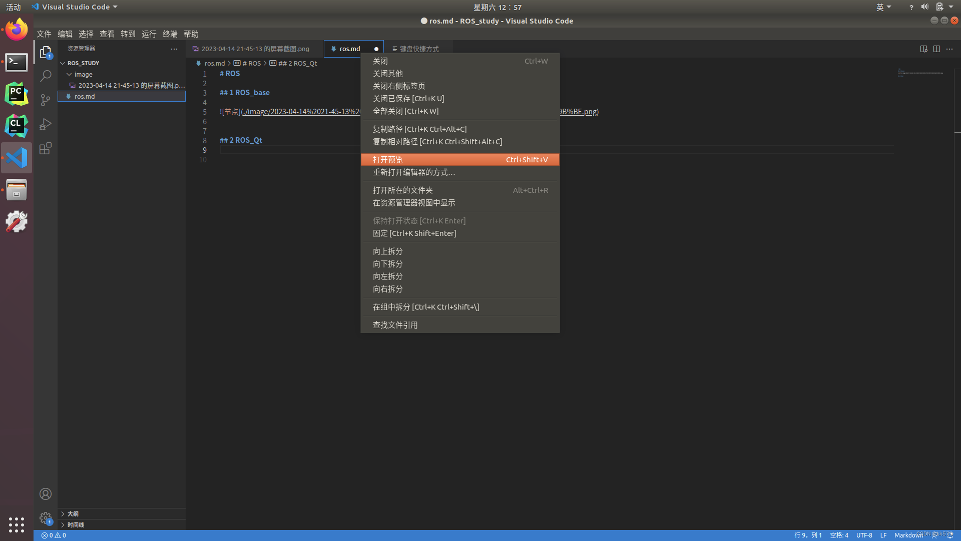 vscode中markdown文件插入图片_vscode markdown 插入图片-CSDN博客