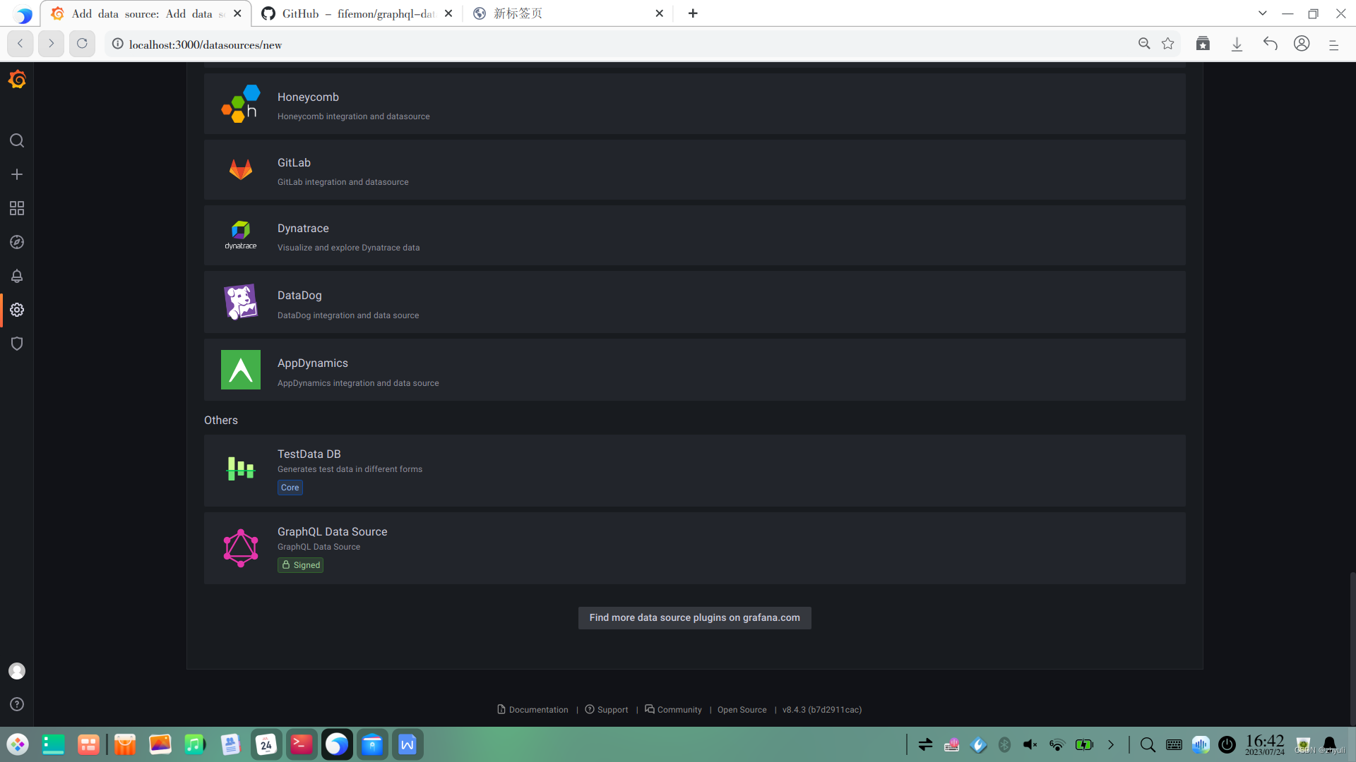 UOS安装grafana及安装GraphQL插件踩坑_安装graphql data source-CSDN博客