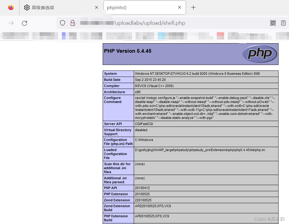 Uploads Labs靶场练习记录2 绕过服务端检测(mime类型) 通过uploadlabs的2练习绕过文件类型检测 说明详细操作过程