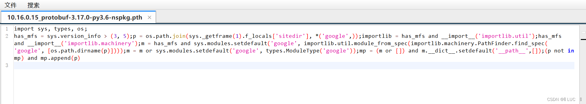 Error Processing Line 1 Of Usr Local Lib64 Python3 6 Site Packages Protobuf 3 17 0 Py3 6 Nspkg