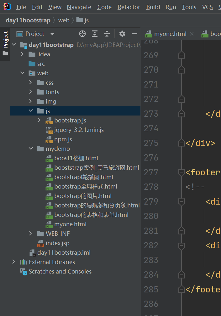 前端使用bootstrap实现一个简单的小案例，重点是关注响应式布局_bootstrap网站案例-CSDN博客