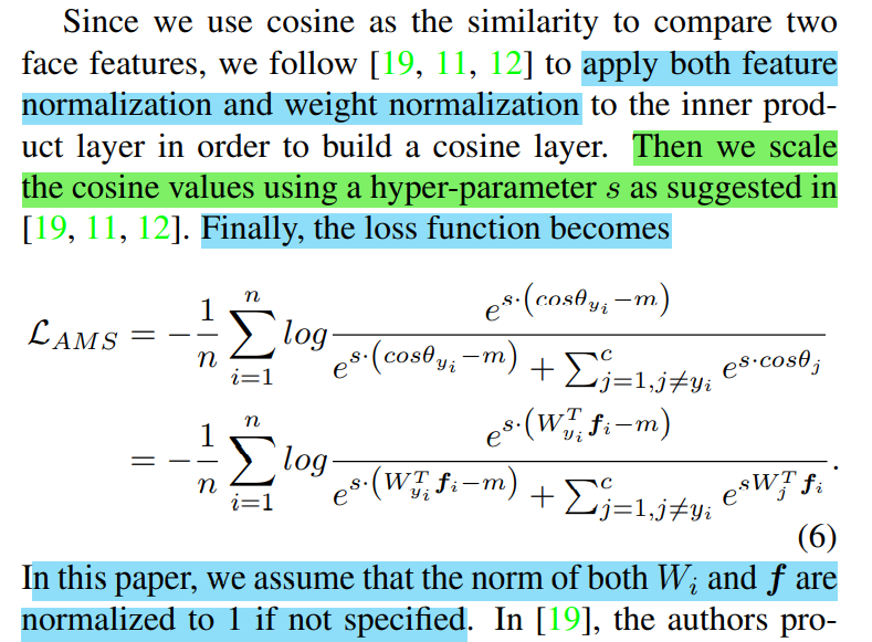 【论文阅读】AM-Softmax：Additive Margin Softmax for Face Verification. 1801.05599.【损失函数设计】-CSDN博客