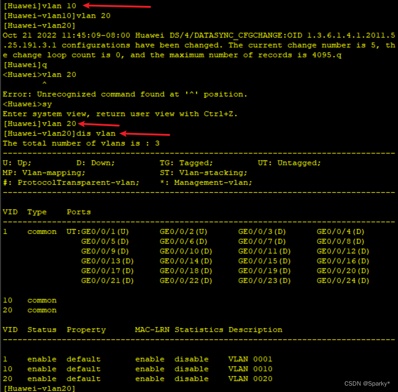 交换机配置_dis cu-CSDN博客