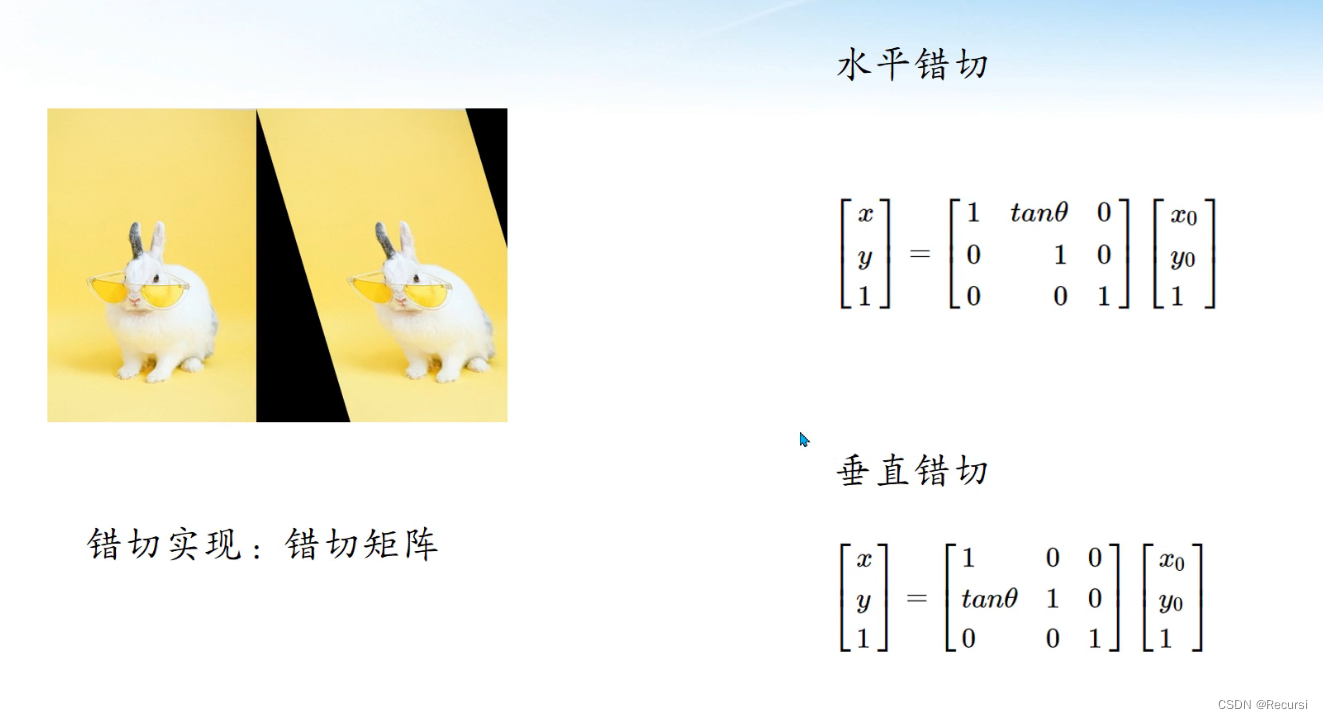 Opencv快速入门（三）——图像几何变换 图像的几何变换opencv Csdn博客