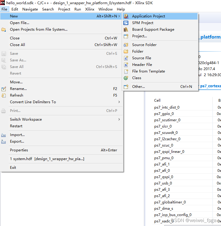 ZedBoard教程PS篇(1):新建hello_world工程-CSDN博客