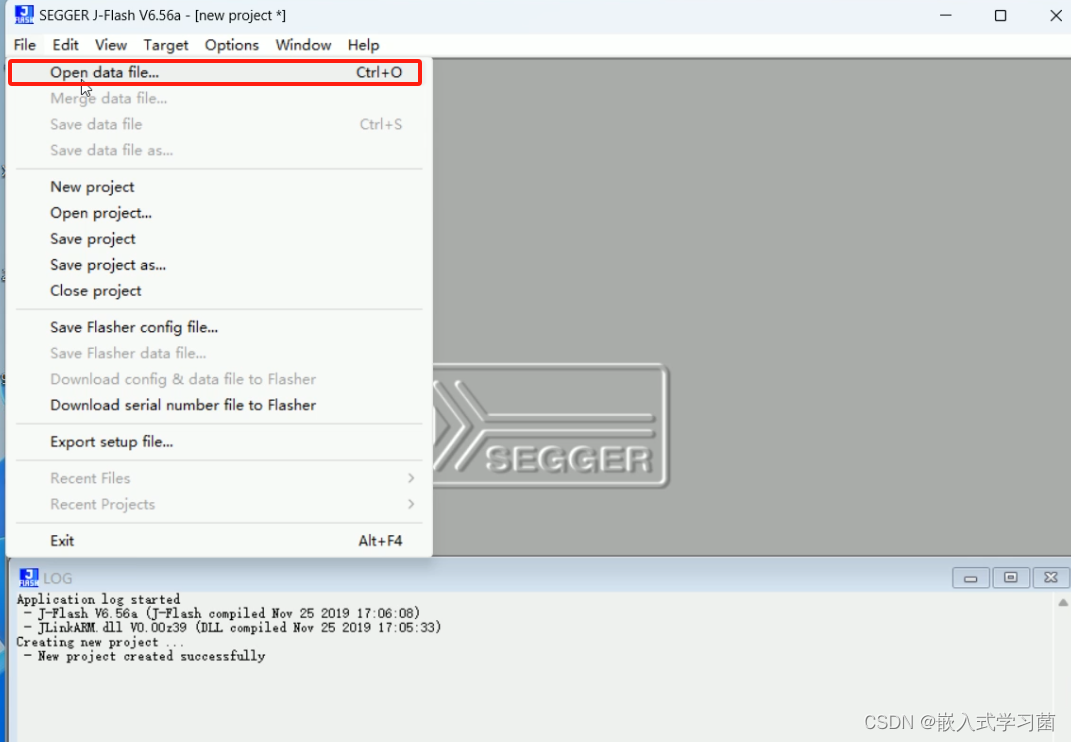 使用J-Flash烧写HEX或BIN文件_jflash怎么烧录hex-CSDN博客