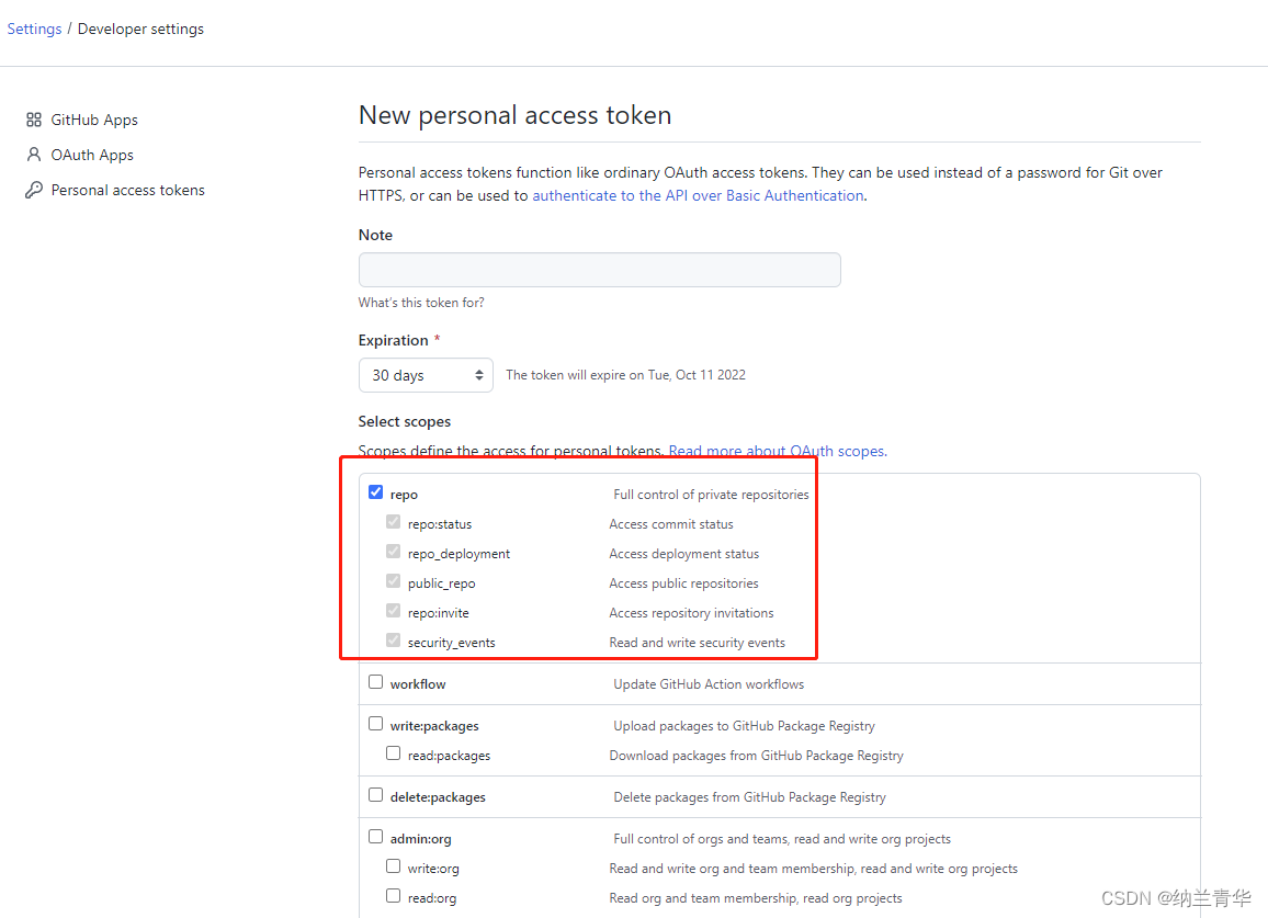 使用git上传代码遇到关于remote Support For Password Authentication Was Removed On August 13 2021的问题纳兰青华 3281