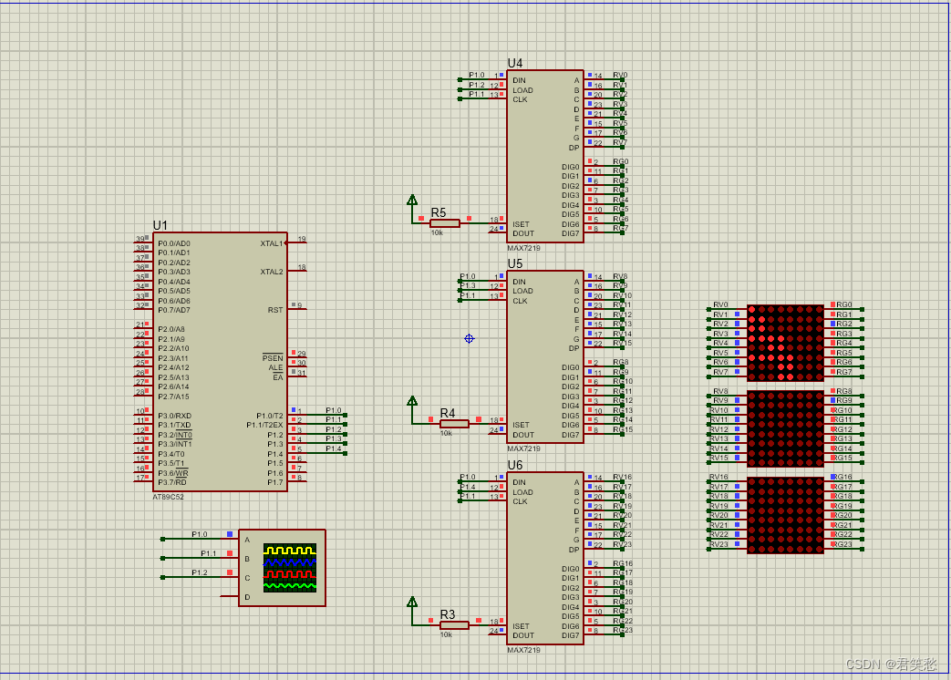 MAX7219芯片驱动基于51内核_max7219驱动程序-CSDN博客