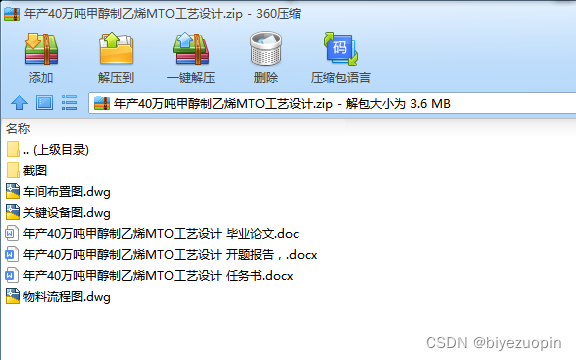 年产40万吨甲醇制乙烯MTO工艺设计_mto生产车间 乙烯-CSDN博客