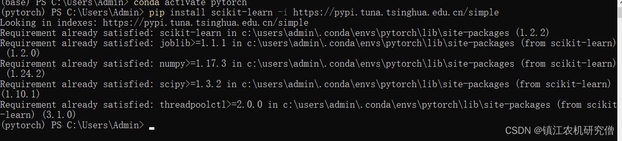 anaconda虚拟环境 python--sklearn库的安装_anaconda安装sklearn-CSDN博客