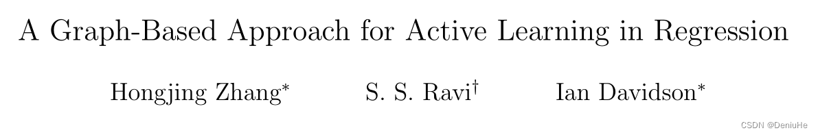 复现：A Graph-Based Approach for Active Learning in Regression_graph ...