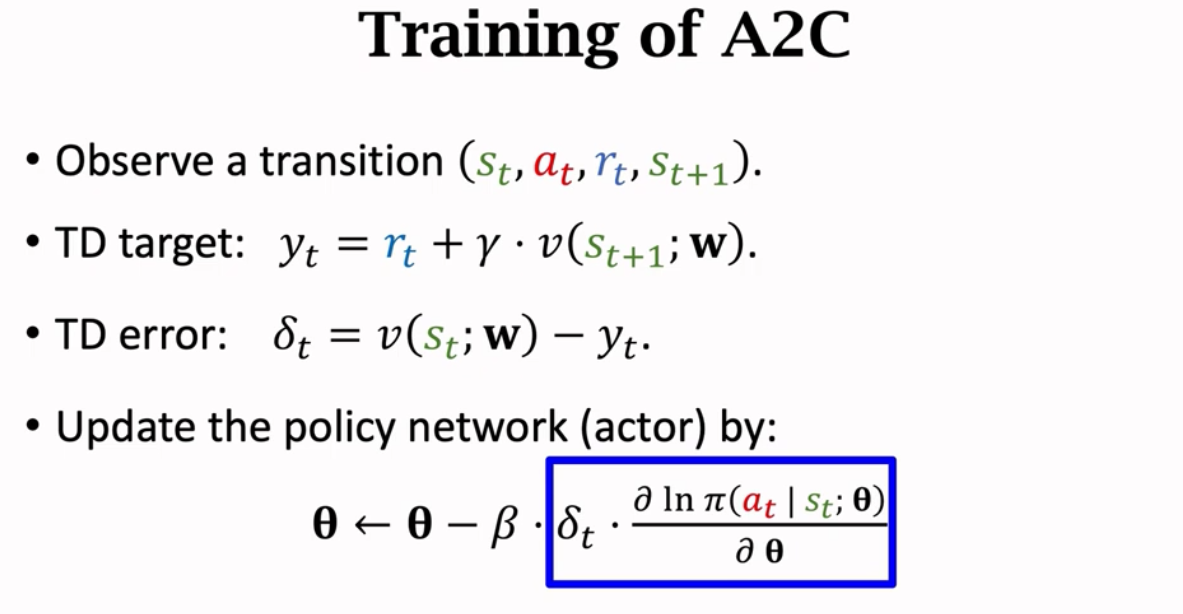 【强化学习-17】Advantage Actor-critic (A2C)_advantage actor critic(a2c)原论文-CSDN博客