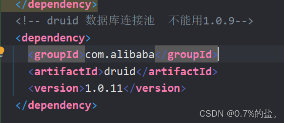 Spring Datasource Type Com Alibaba Druid Pool Druiddatasource 阿里数据源导入报错! Csdn博客